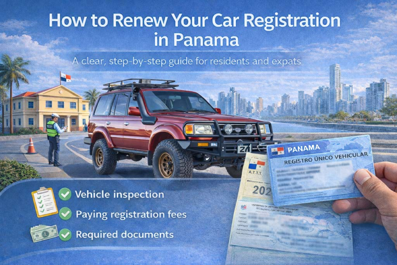 How To Renew Your Car Registration in Panama | PSR